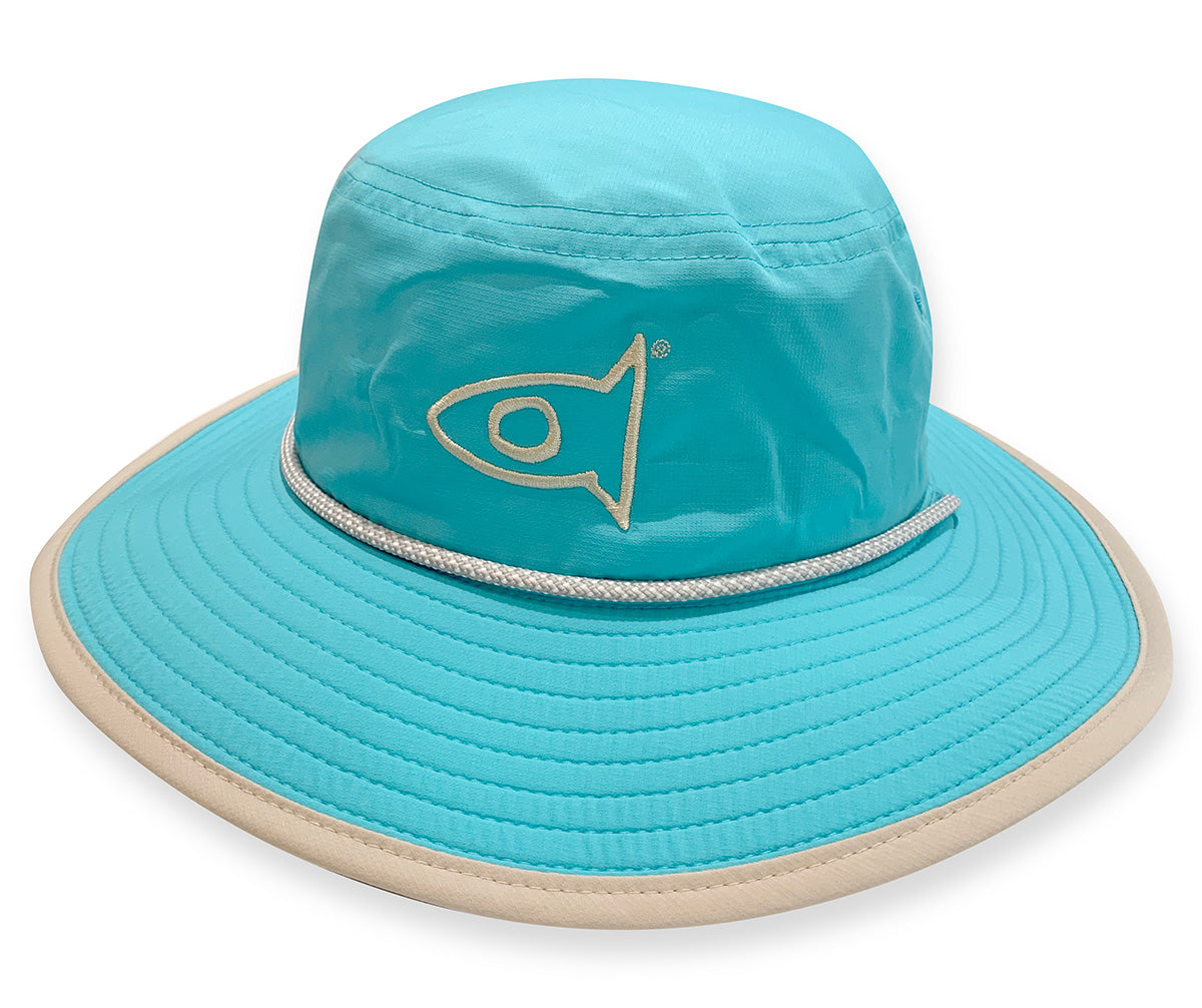 Fishi Boonie Hat Aqua – UPF 50 Sun Protection | Lightweight Outdoor Hat