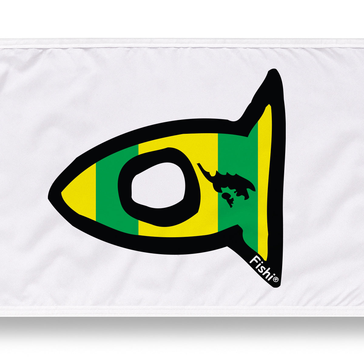 Culebra Island Fishi 12x18 Boat Flag